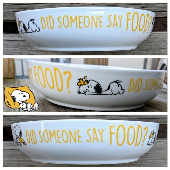 Peanuts | Dining | Peanuts Snoopy Woodstock Serving Bowl Dish | Poshmark